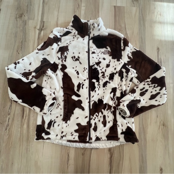 The North Face | Jackets & Coats | The North Face Cow Print Fleece Full ...